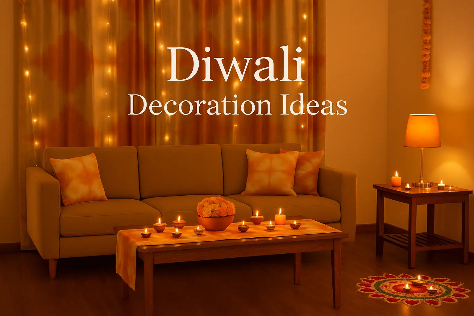Festive Fabric Dyeing Ideas: Diwali Home Decoration on a Budget ...